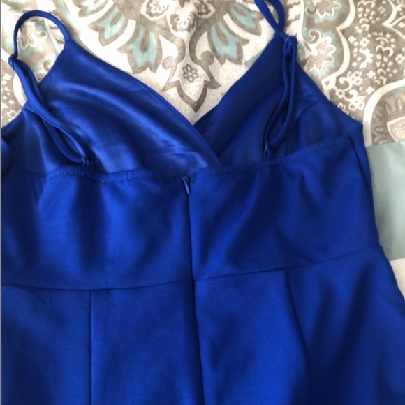 FAVLUX | Dresses | Favlux Royal Blue Asymmetrical Ruffle Dress | Poshmark